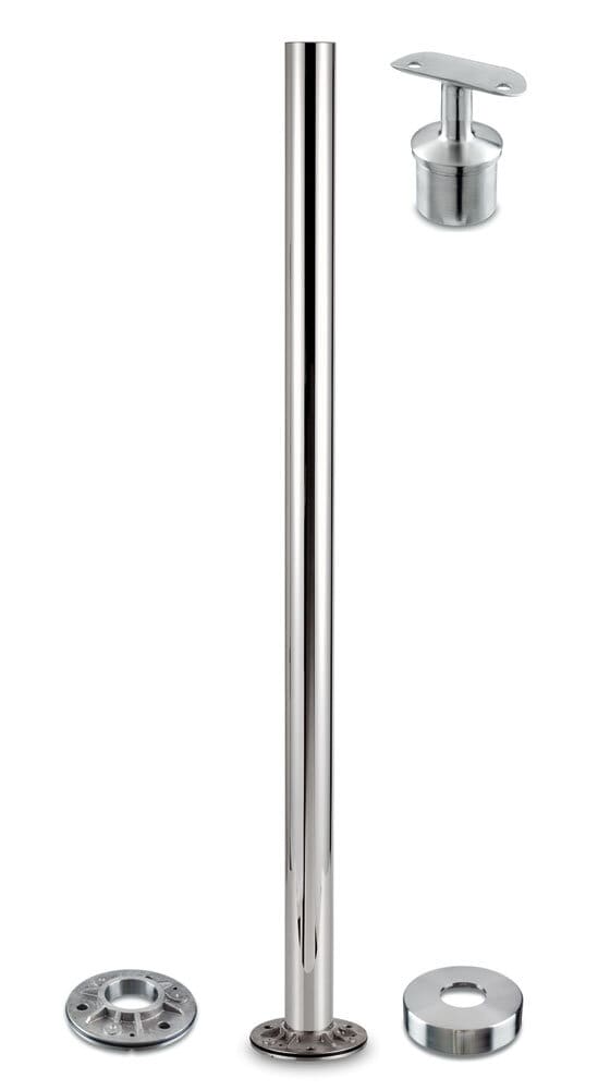 50mm Round post with fixed top made in 316 Stainless steel. Best posts ...